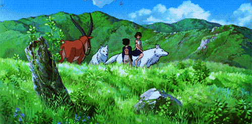 These amazing Ghibli gifs show off the eye-popping beauty of nature ...